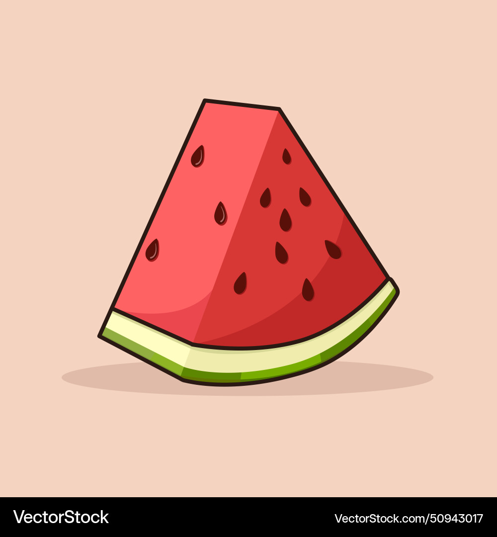 Watermelon Fruit Royalty Free Vector Image Vectorstock