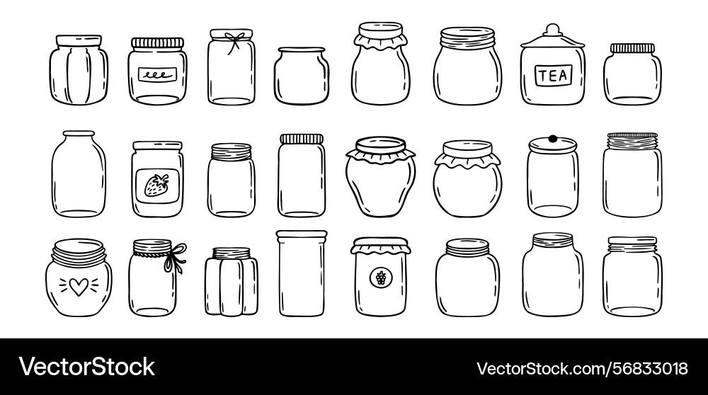 Mason Jar Line Drawing Vector Images (over 260)