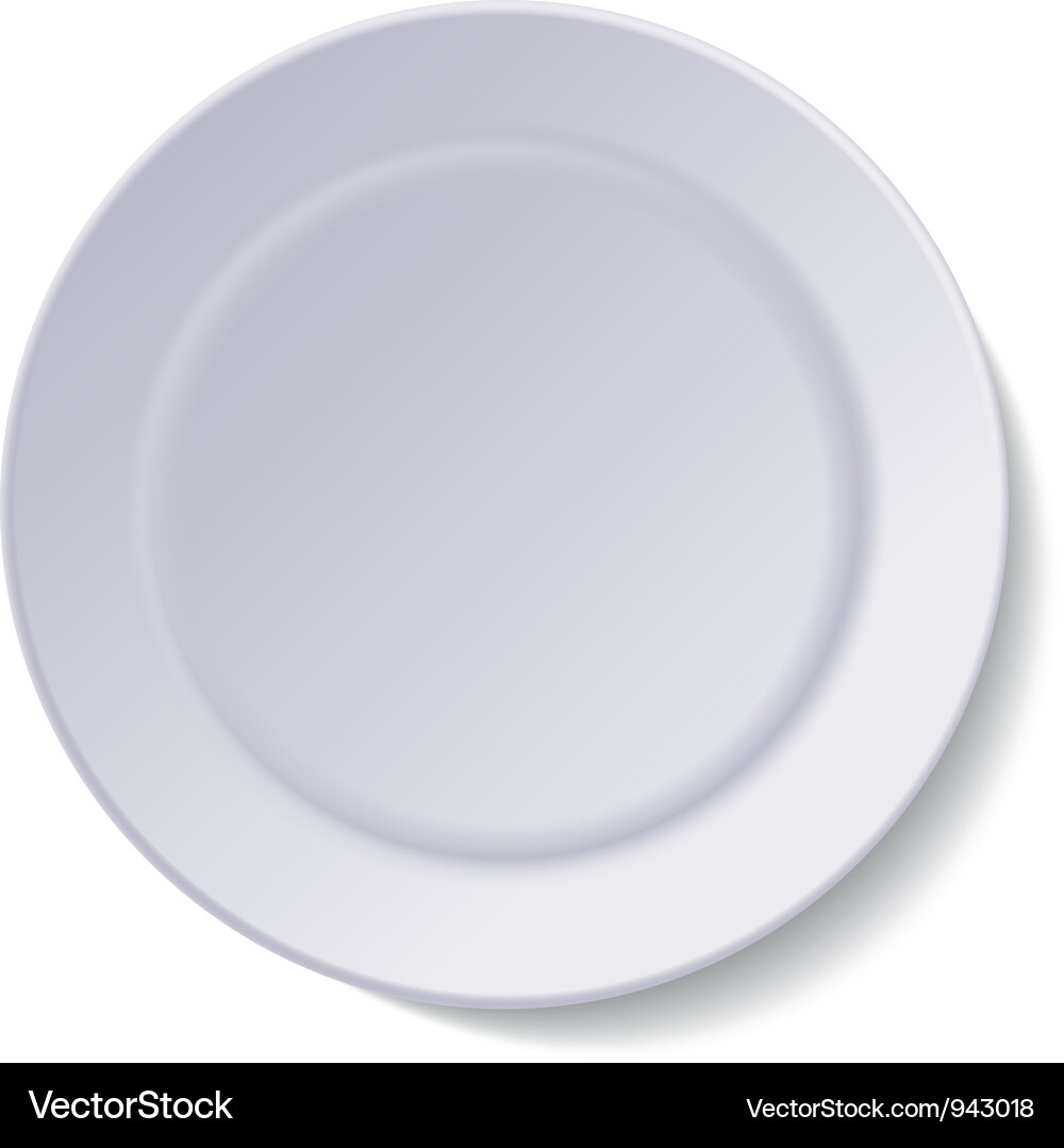 Plate Royalty Free Vector Image - VectorStock
