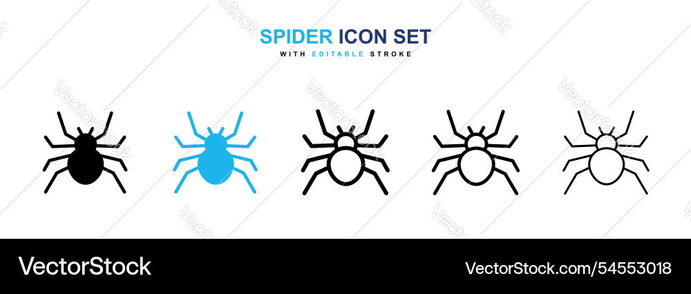 Spider icon Royalty Free Vector Image - VectorStock