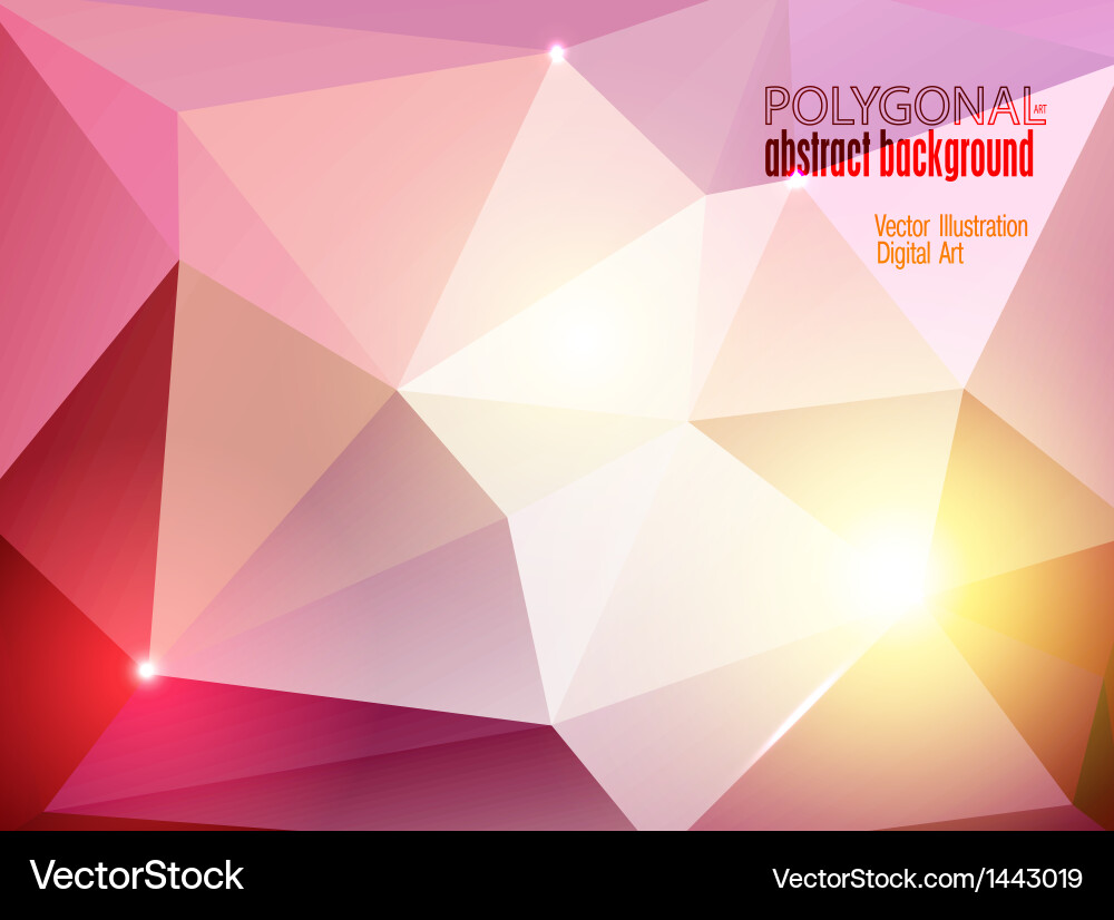 Abstract colorful polygonal background Royalty Free Vector