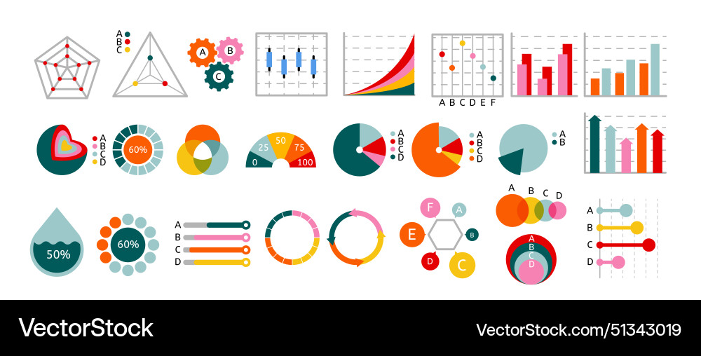 Growth infographic up arrow strategy concept Vector Image