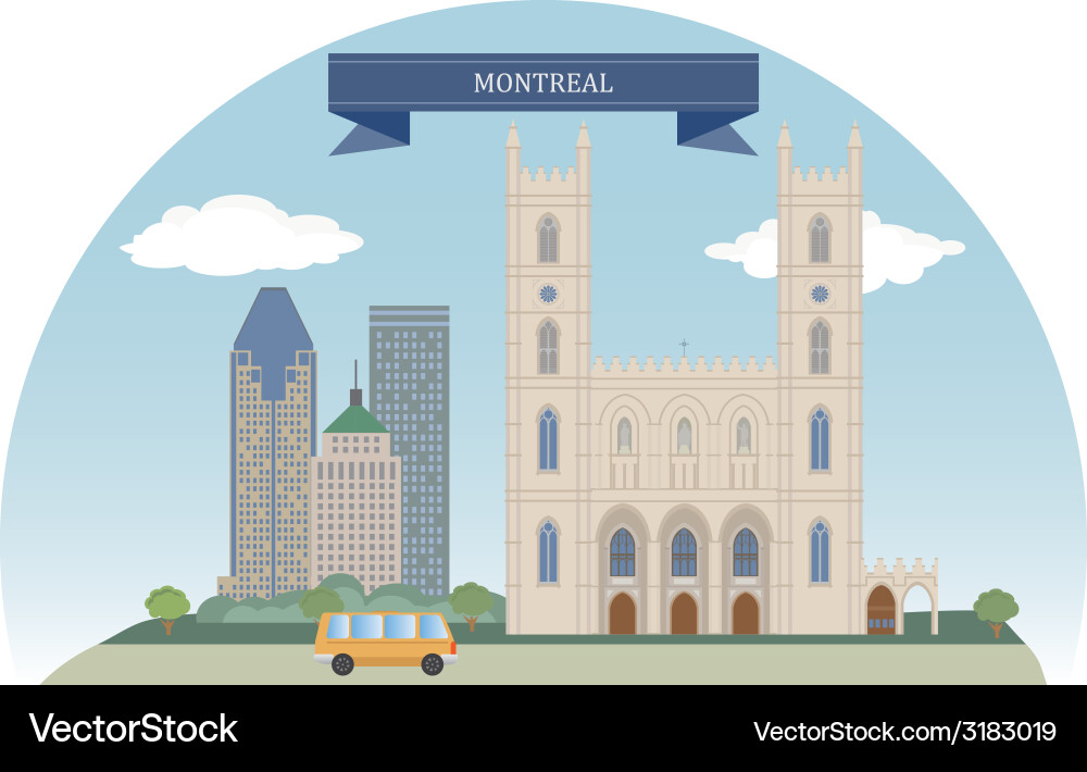 Montreal Royalty Free Vector Image - VectorStock