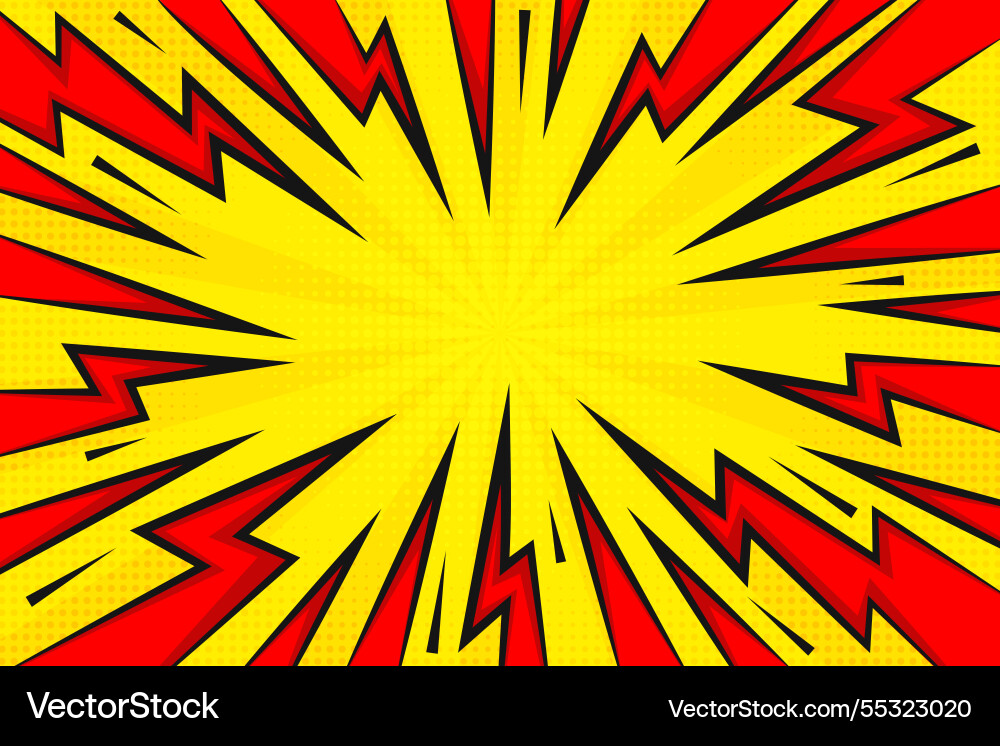 Lightning Burst Power Background Royalty Free Vector Image