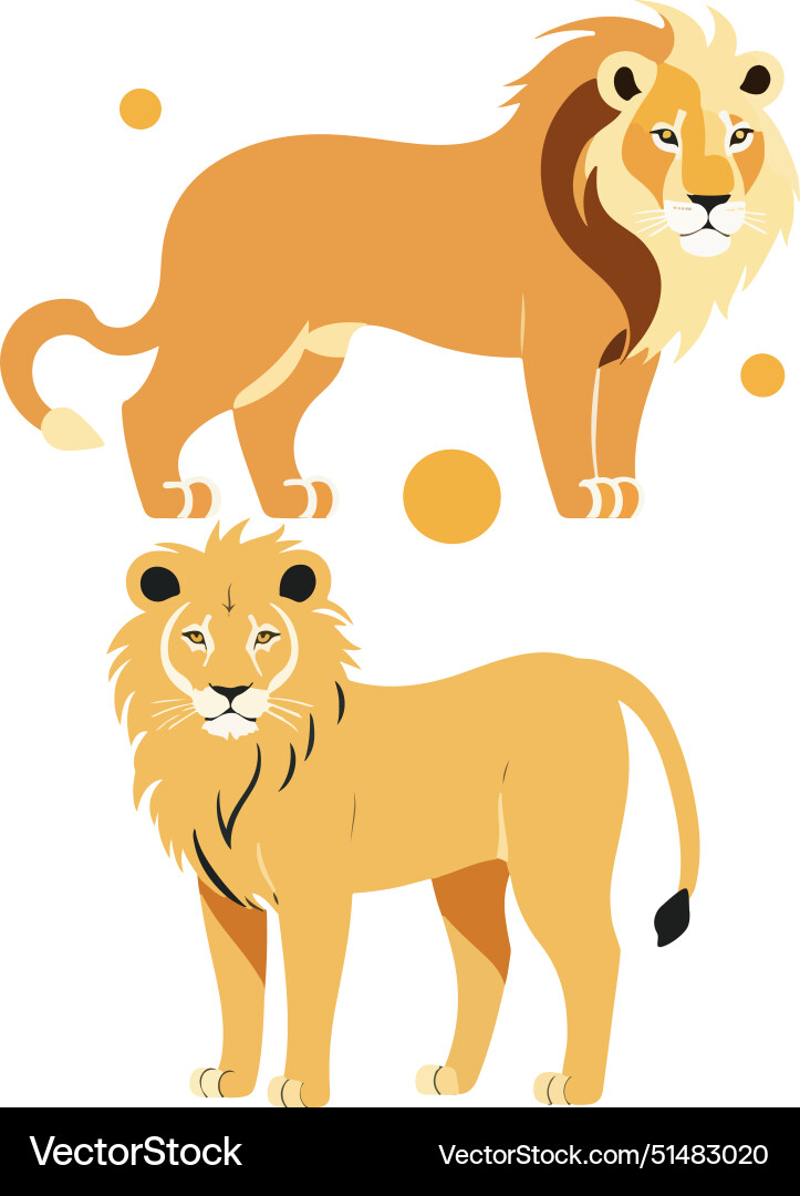 Lions Royalty Free Vector Image - VectorStock