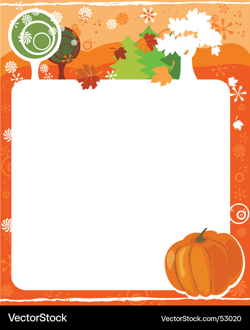October Calendar Royalty Free Vector Image - VectorStock