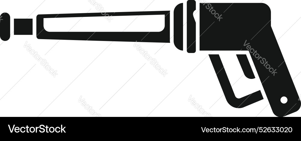 Professional cleaning gun using compressed air Vector Image