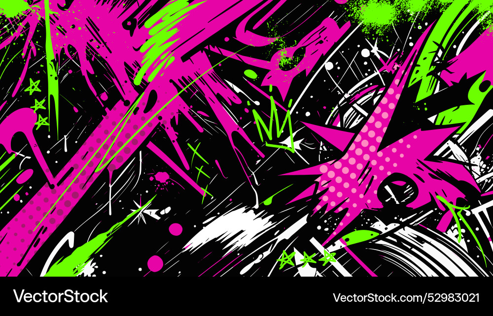 Abstract Graffiti Background Royalty Free Vector Image