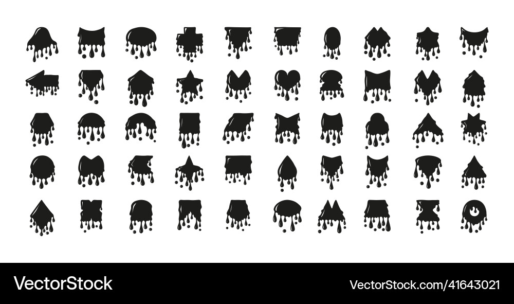 Forms with smudges Royalty Free Vector Image - VectorStock