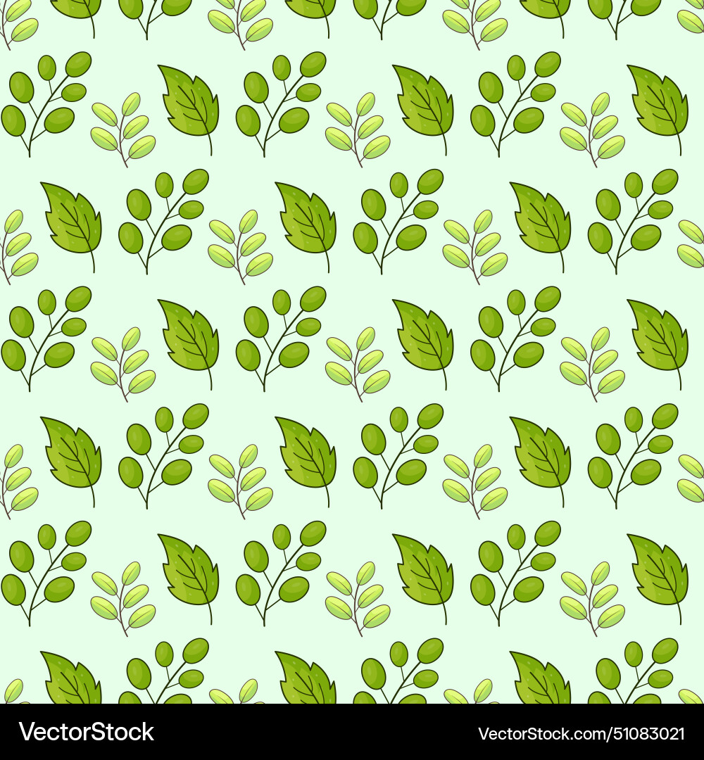 Garden of nature seamless pattern design Vector Image