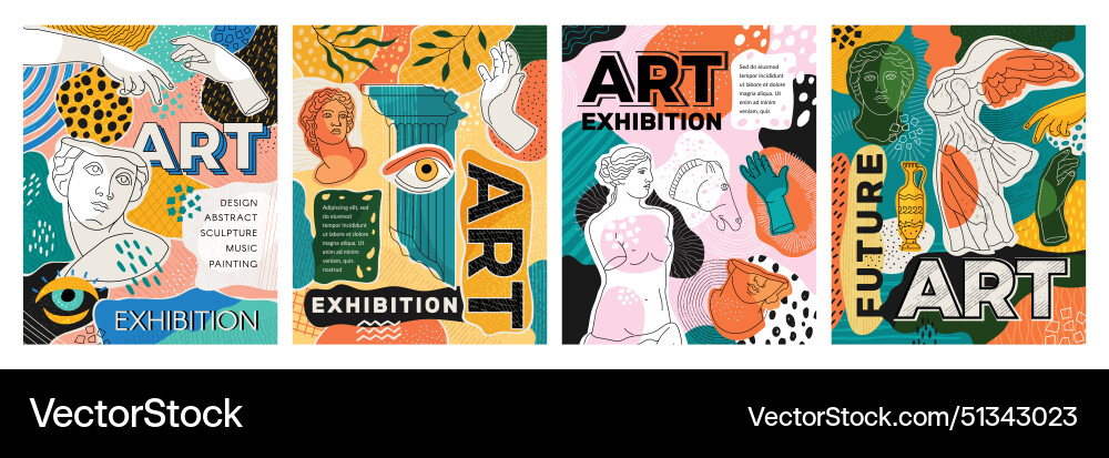 Art abstract poster athens modern Royalty Free Vector Image