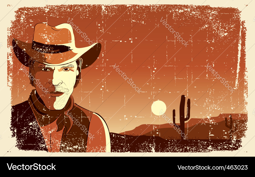 Cowboy Royalty Free Vector Image - VectorStock