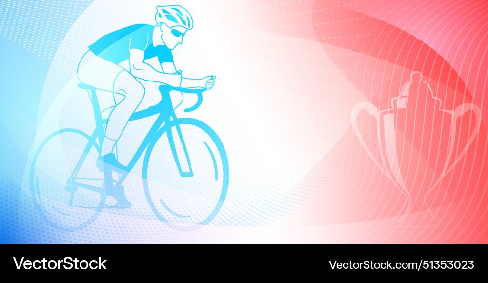 Cycling themed background Royalty Free Vector Image