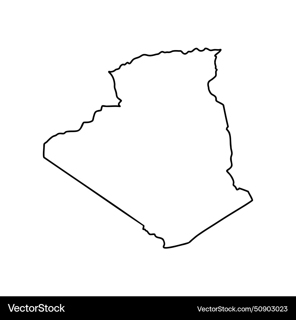Map of algeria concept Royalty Free Vector Image