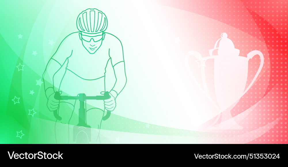 Cycling themed background Royalty Free Vector Image