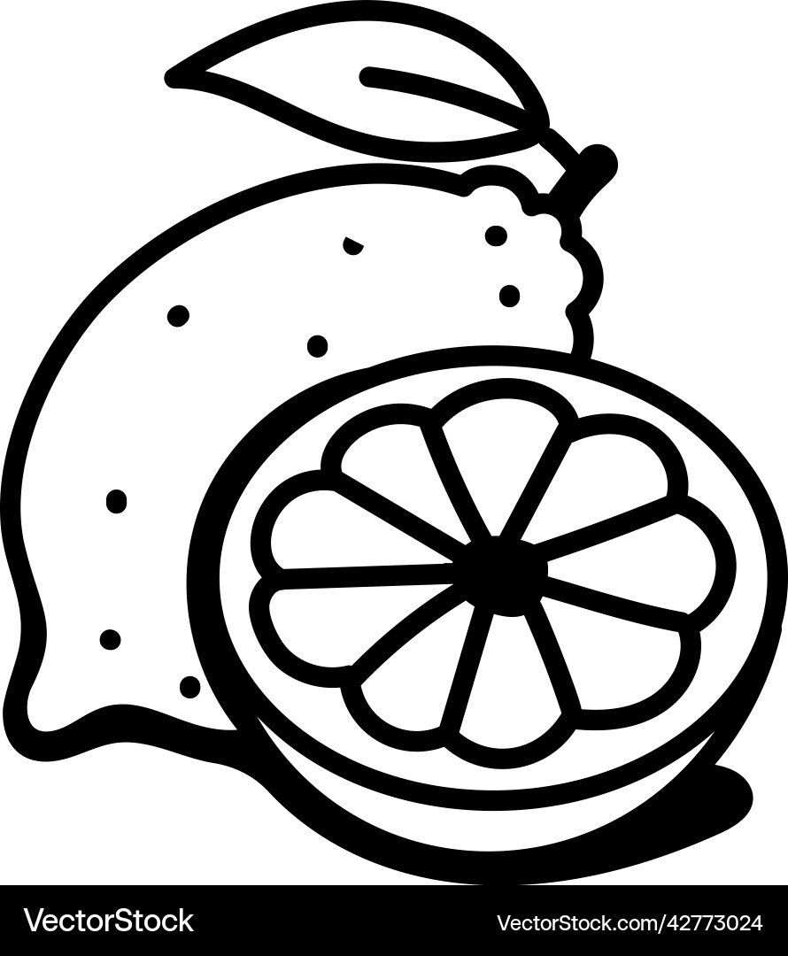 Lemon Royalty Free Vector Image - VectorStock