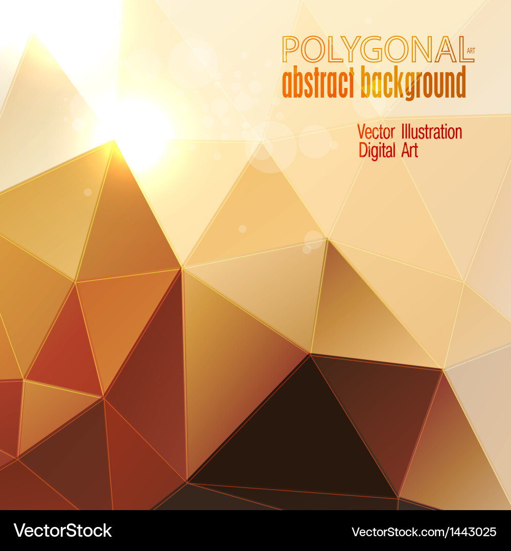 Abstract colorful polygonal background Royalty Free Vector