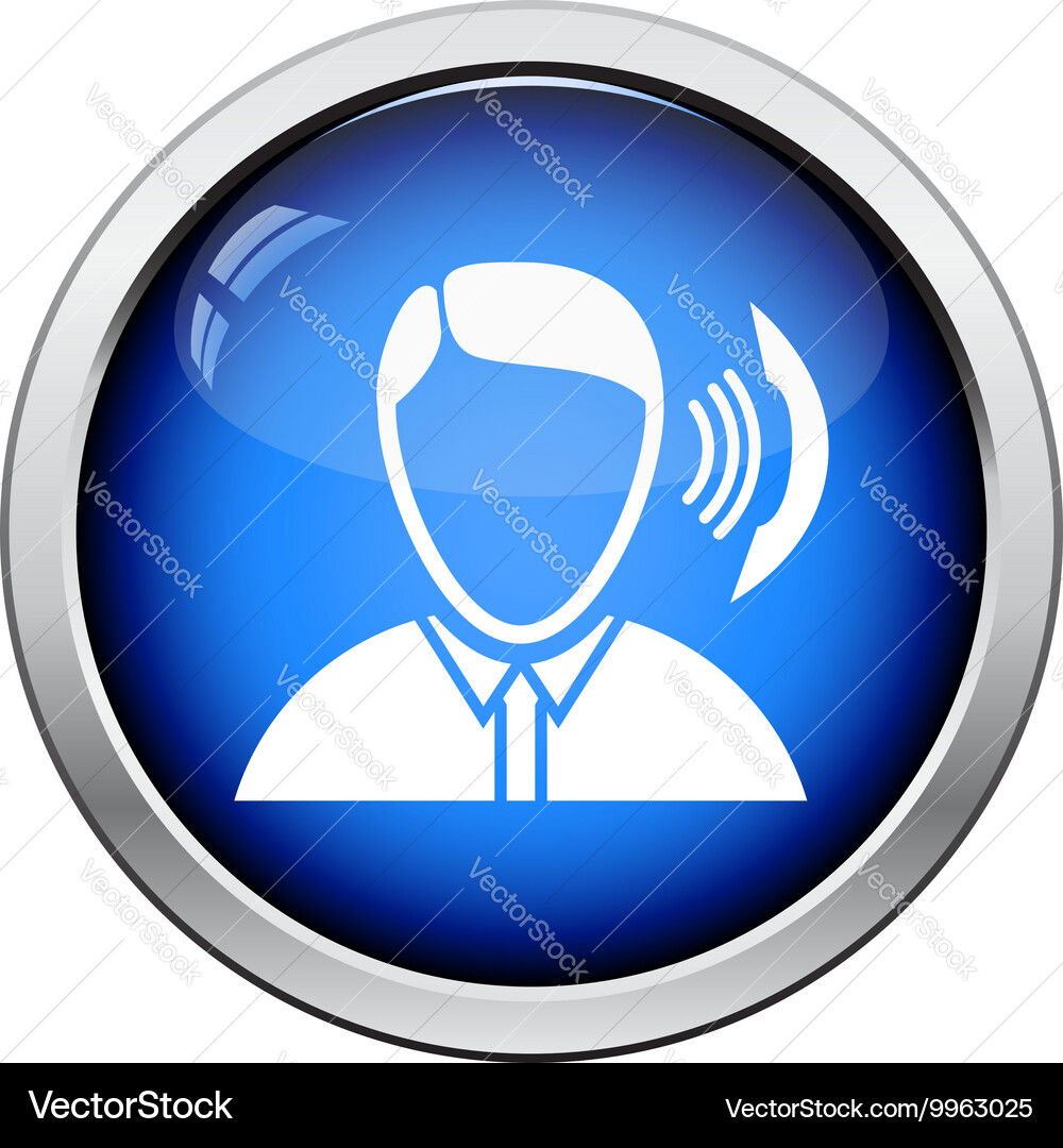 Businessman avatar making telephone call icon Vector Image