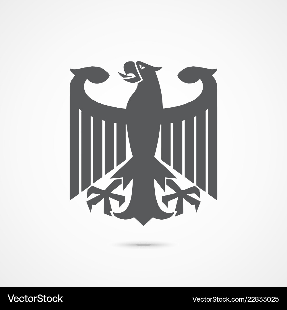 German Eagle Crest Tattoo