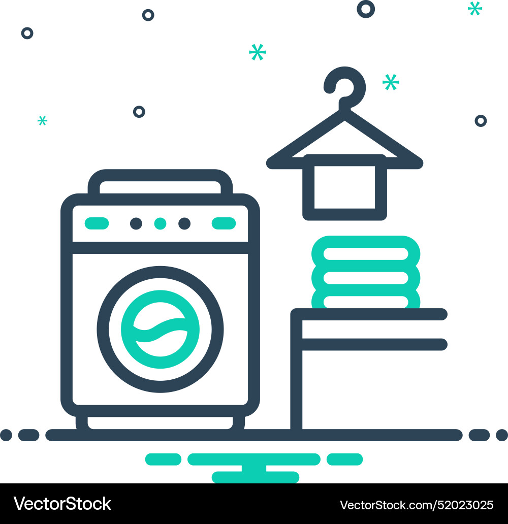 Laundry Royalty Free Vector Image - VectorStock
