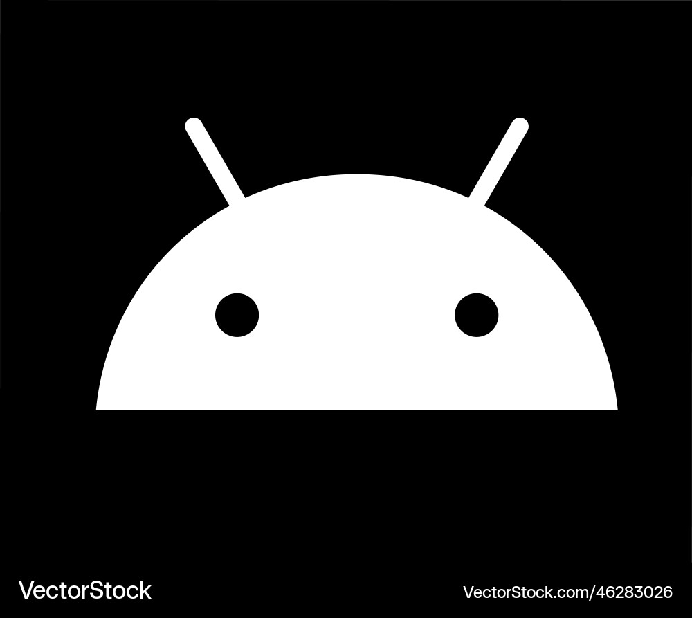 Black And White Android Logo How To Turn Your Phone Screen To