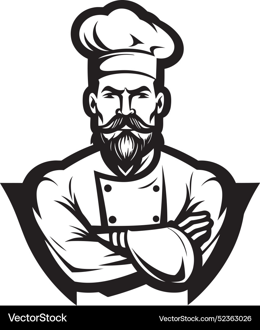 Chef bundle character designs Royalty Free Vector Image