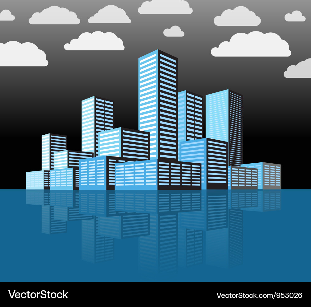 Town Royalty Free Vector Image - VectorStock