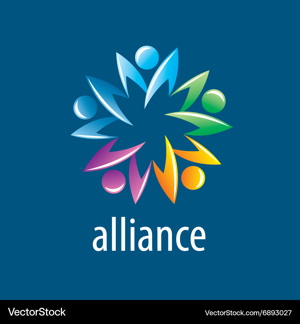 Human alliance logo Royalty Free Vector Image - VectorStock