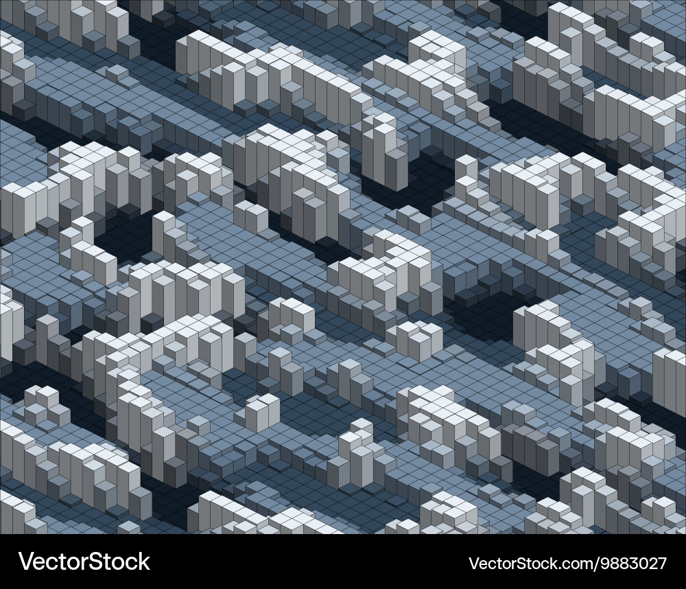 Infographic isometric graph Lizenzfreies Vektorbild