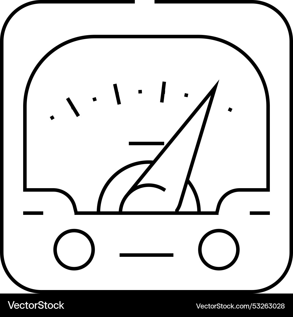 Power electricity line icon Royalty Free Vector Image