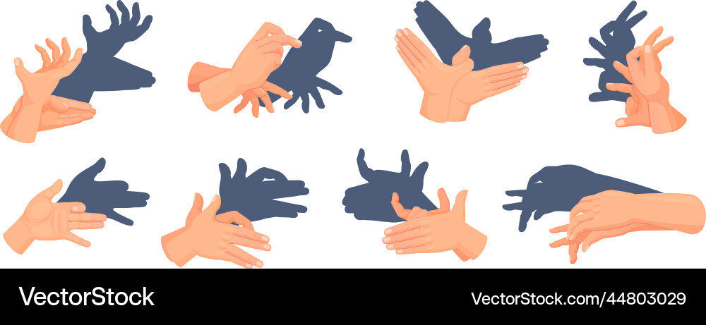 Animal Shadow Play - Vintage Theater Royalty Free Vector