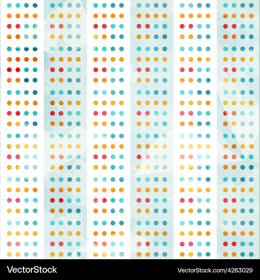 Colored points seamless pattern Royalty Free Vector Image