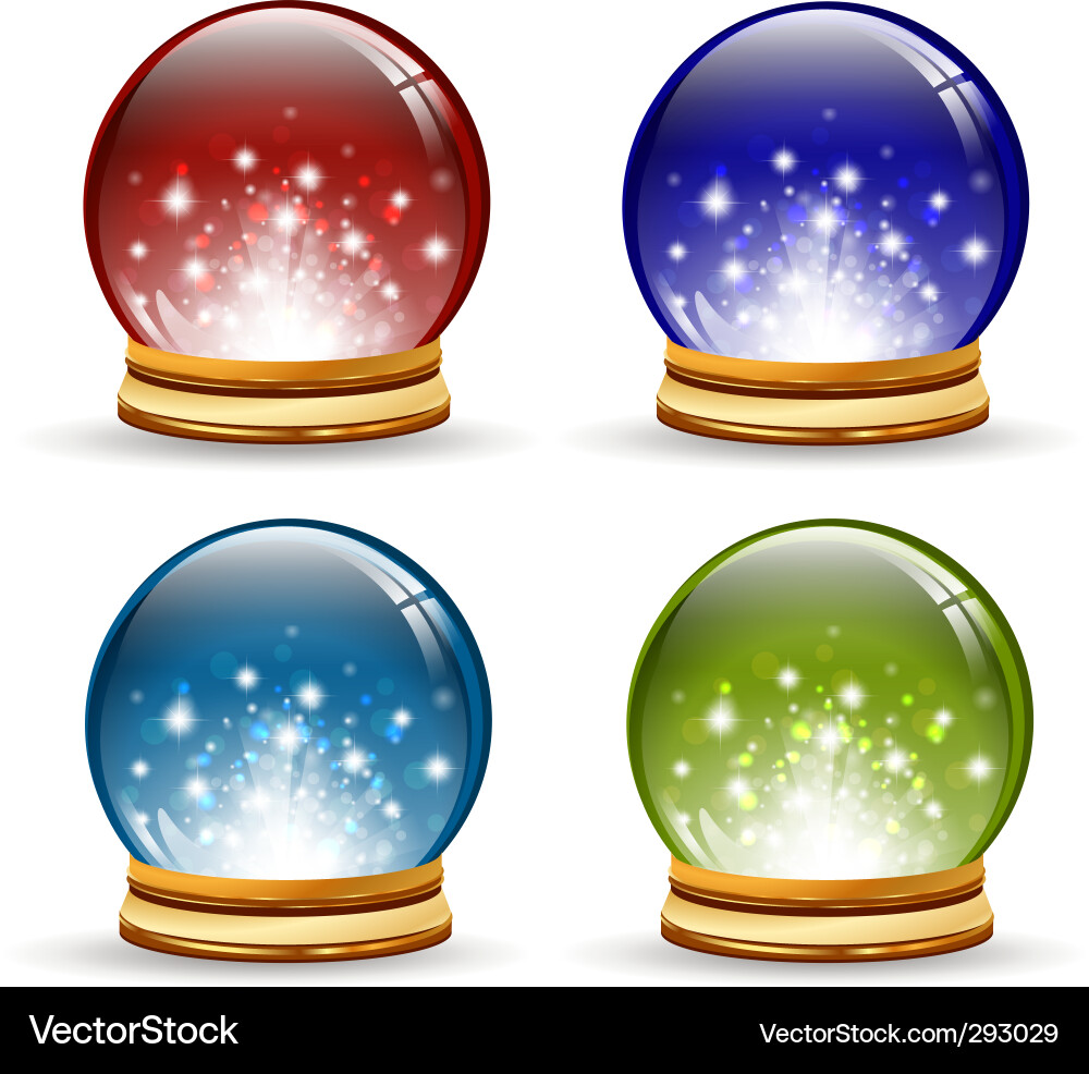 Magic globe Royalty Free Vector Image - VectorStock