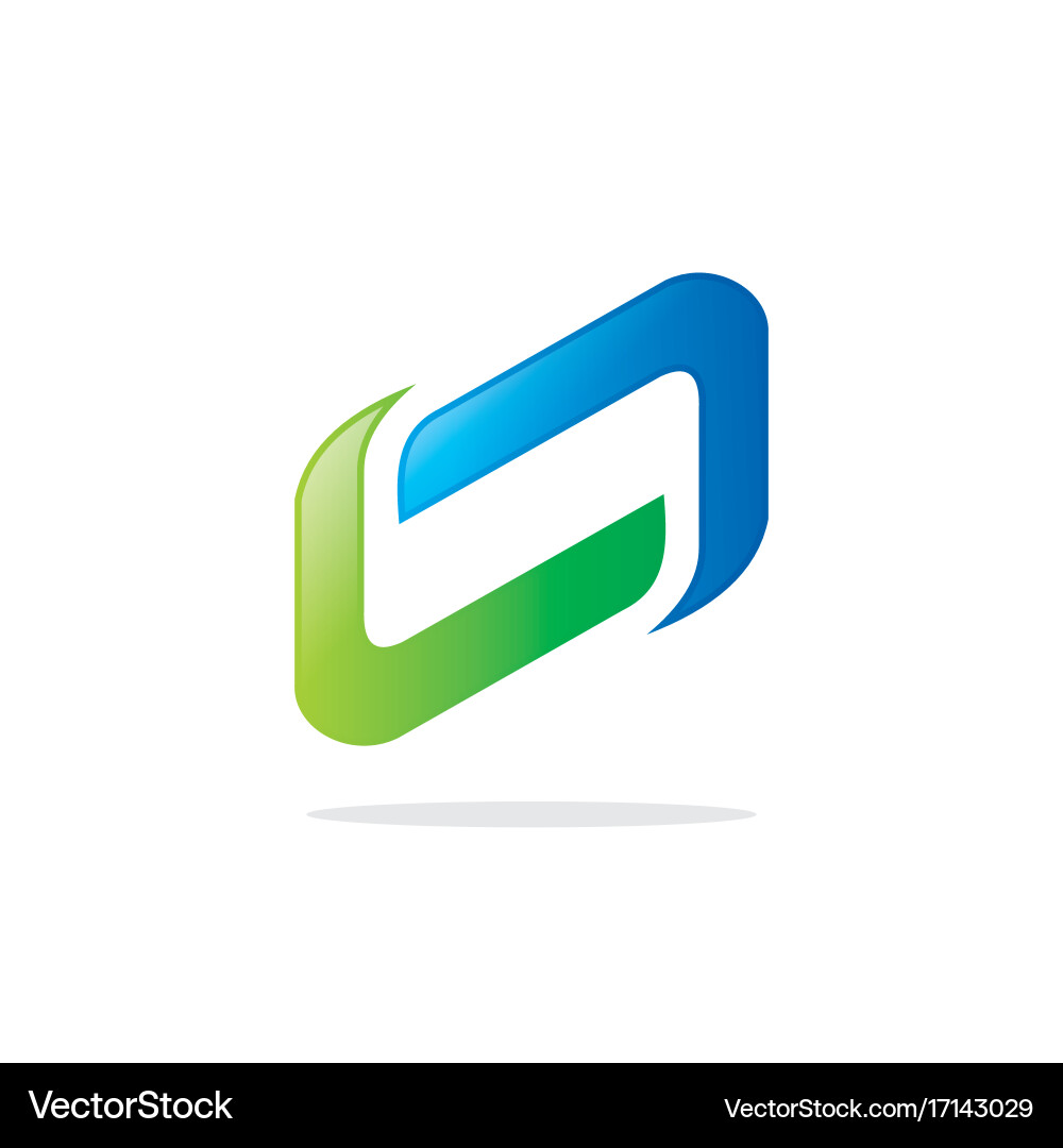 Square circle logo Royalty Free Vector Image - VectorStock