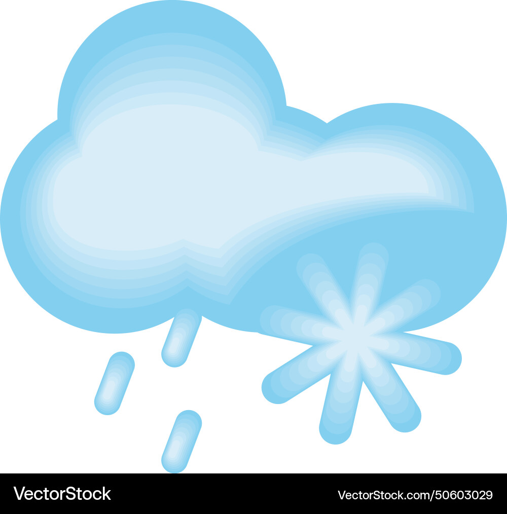 Weather winter cold Royalty Free Vector Image - VectorStock
