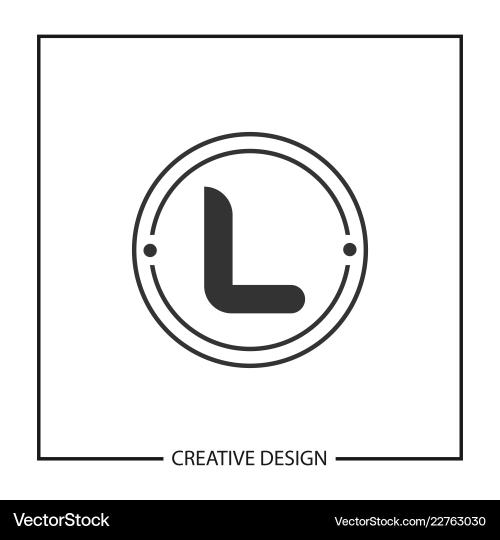 Initial letter l logo template design Royalty Free Vector Initial letter l logo template design Royalty Free Vector