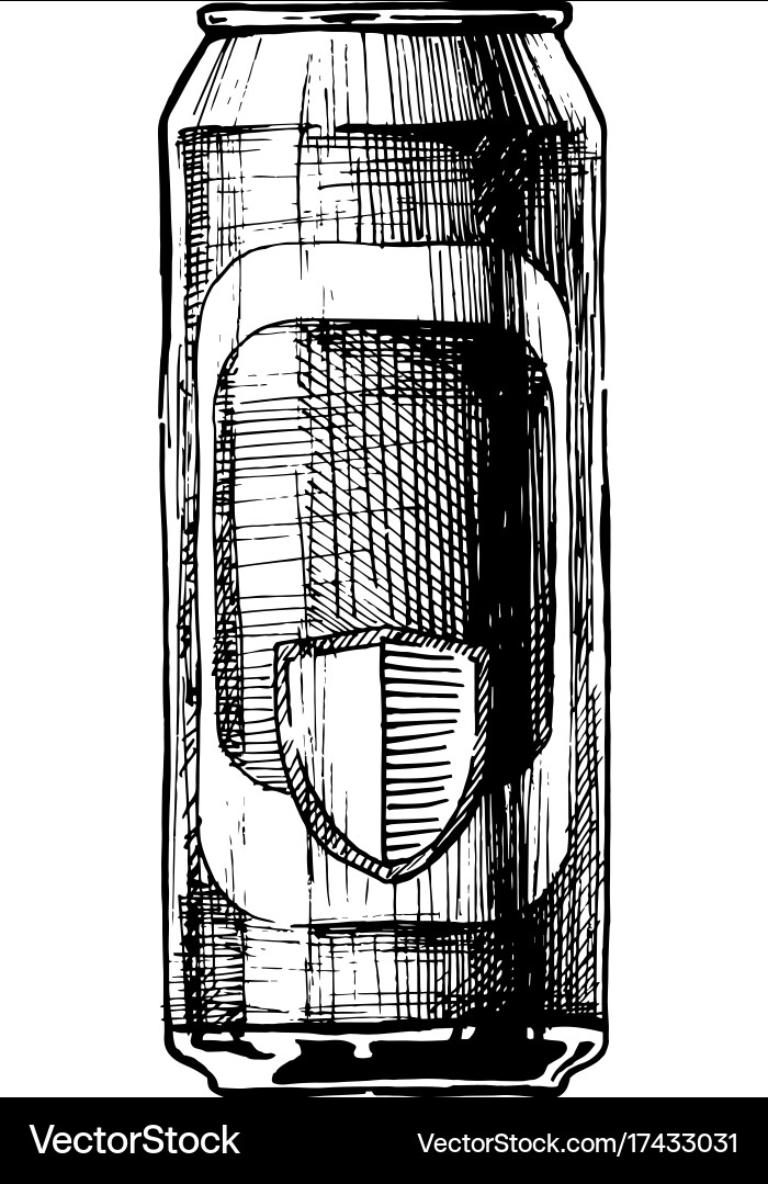 Beverage can Royalty Free Vector Image - VectorStock