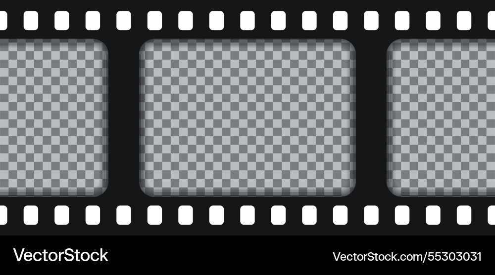 Cinematic frame old photo reel Royalty Free Vector Image