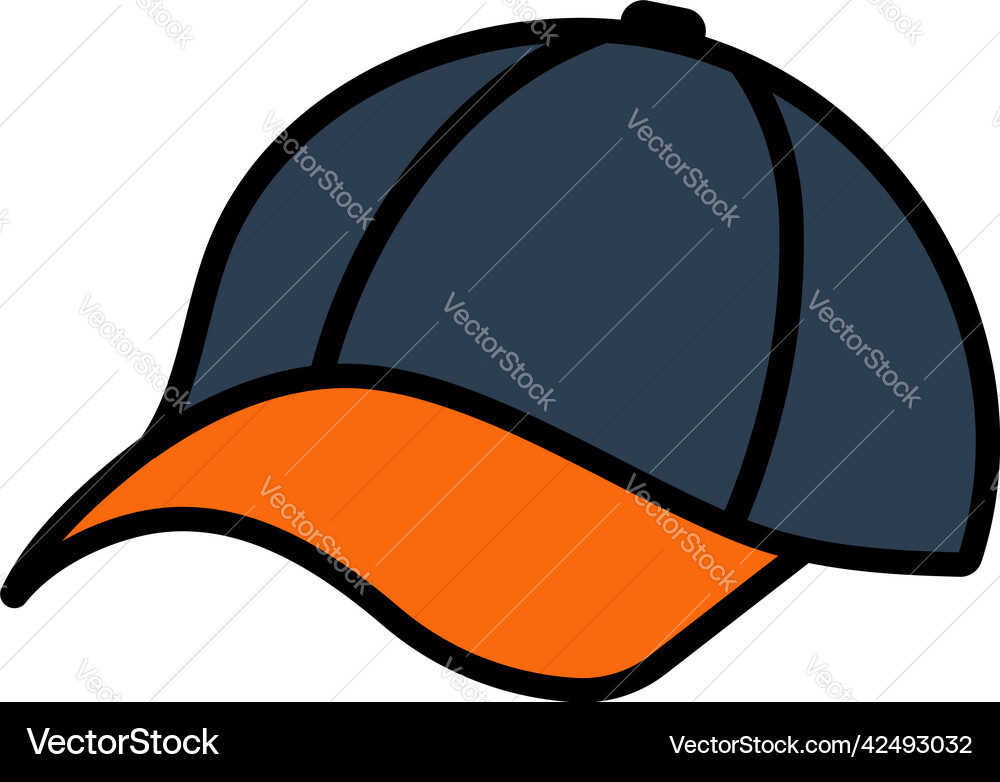 Baseball cap icon Royalty Free Vector Image - VectorStock