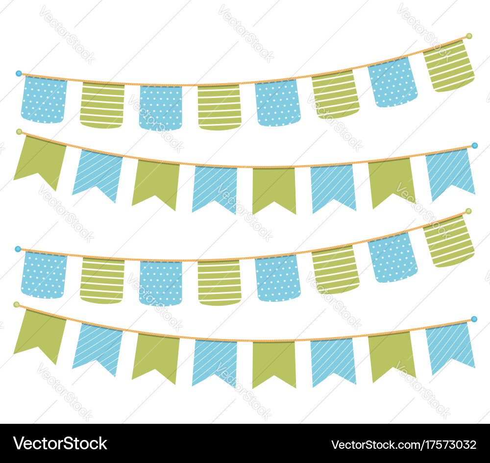 Bunting Royalty Free Vector Image - VectorStock