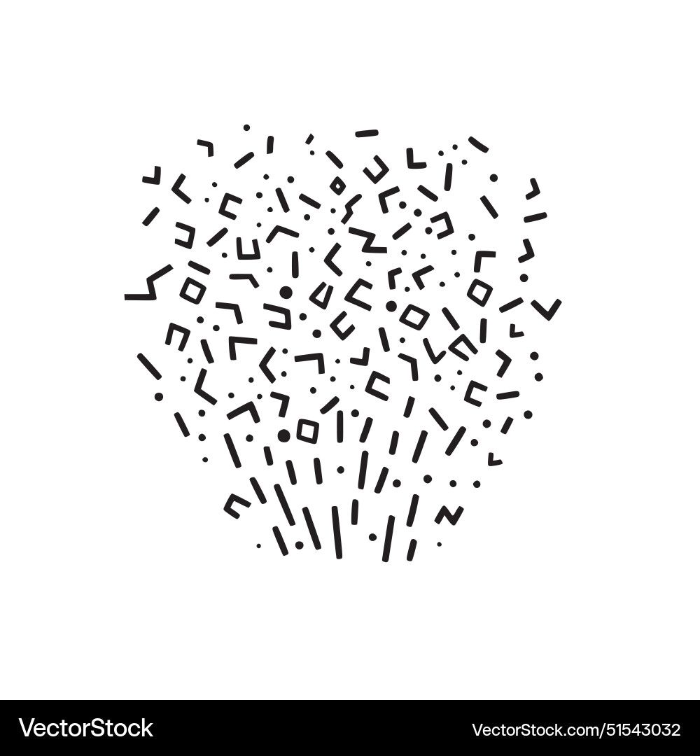 Confetti icons Royalty Free Vector Image - VectorStock