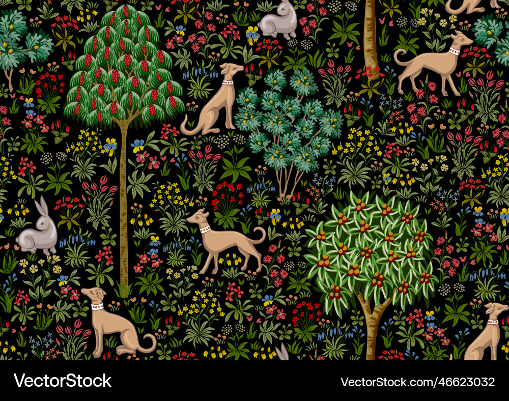 Medieval Flowers Vector Images (over 8,500)