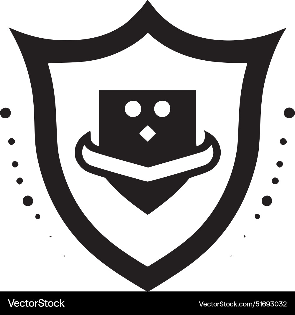 Shield - high quality logo ideal for t-shirt Vector Image