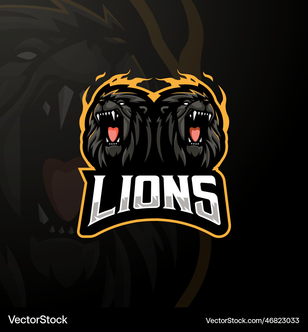 Two Headed Lion Vector Images (over 130)