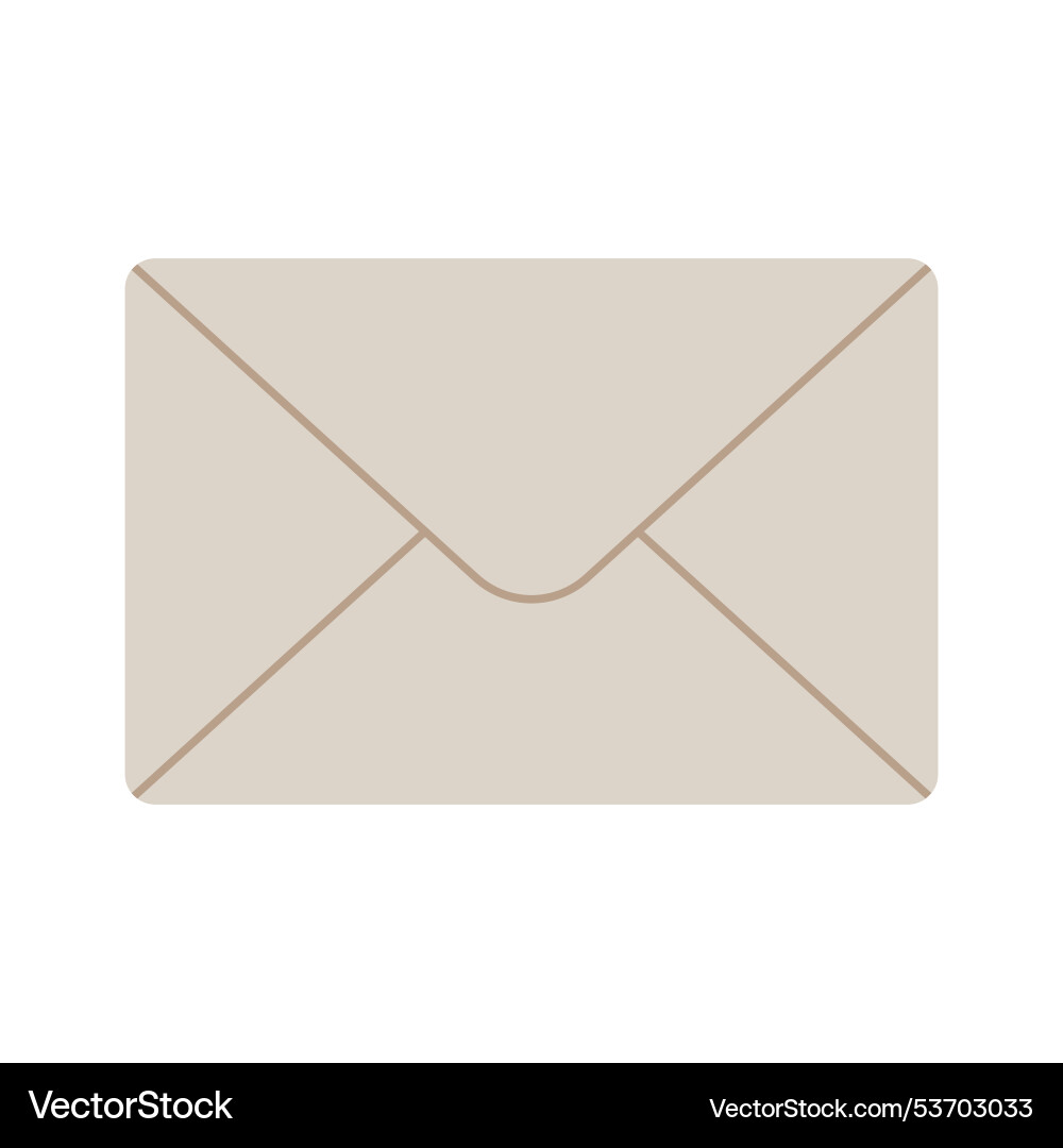 Mail envelope letter Royalty Free Vector Image
