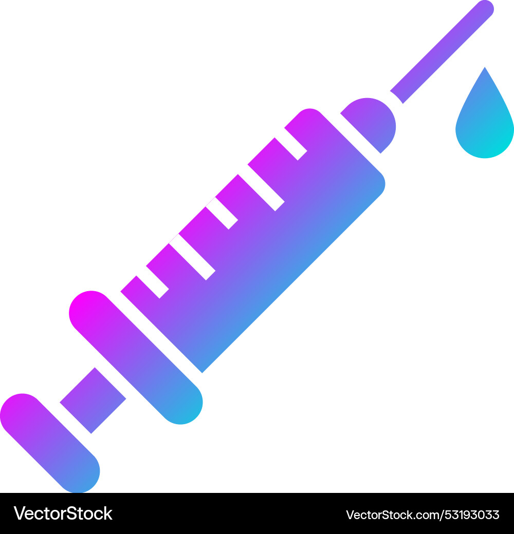 Syringe icon design Royalty Free Vector Image - VectorStock