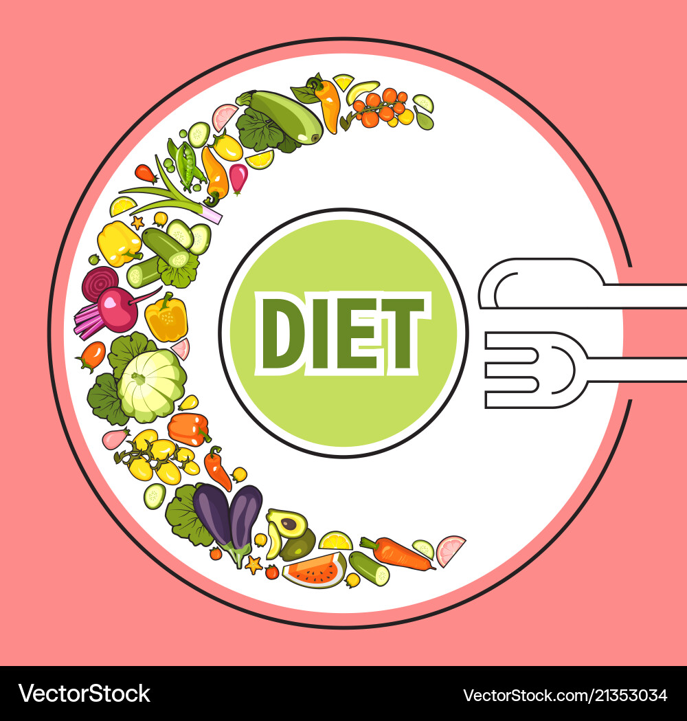 Collection of ripe vegetables Royalty Free Vector Image