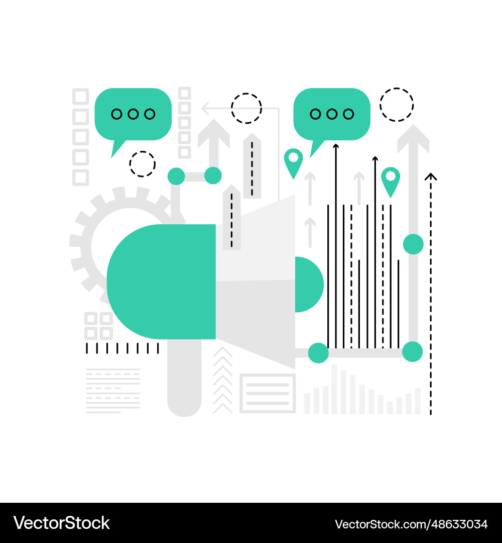 Marketing promotion ads Royalty Free Vector Image