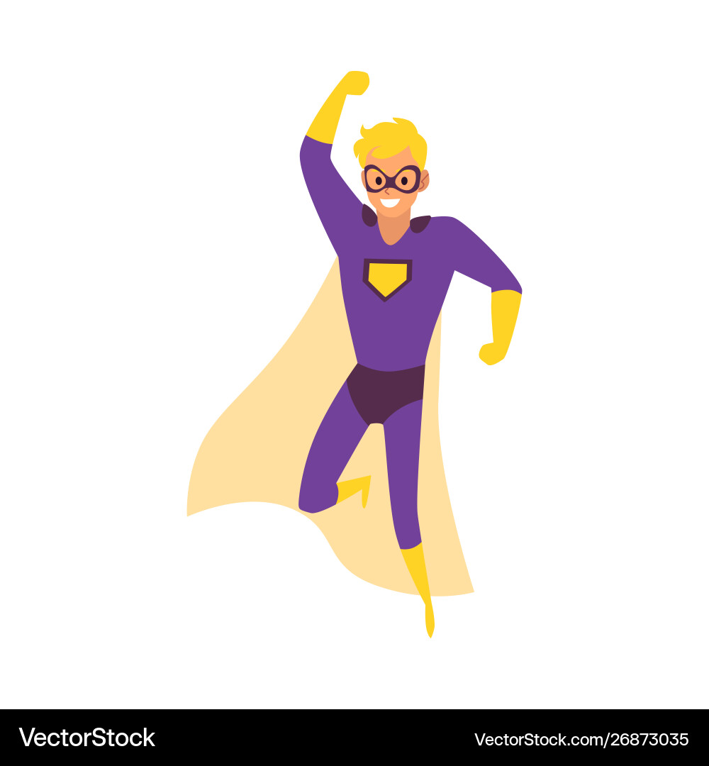 Superhero Dad Cartoon Royalty Free Vector Image
