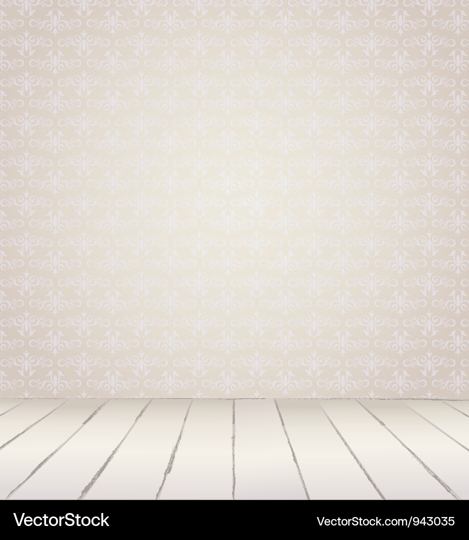 White vintage interior Royalty Free Vector Image